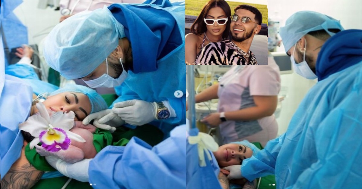 Yailin La Mas Viral y Anuel AA Muestran la bienvenida a su hija ...
