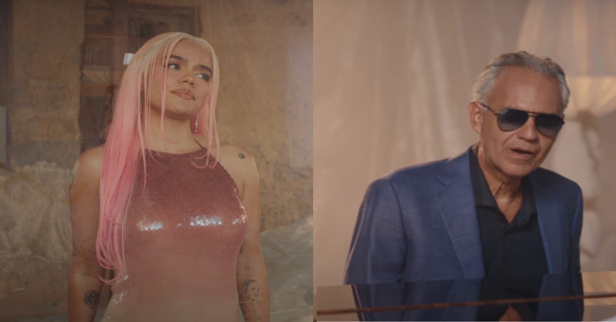 Karol G y Andrea Bocelli "Vivo por ella" Gracias maestro por tus ...